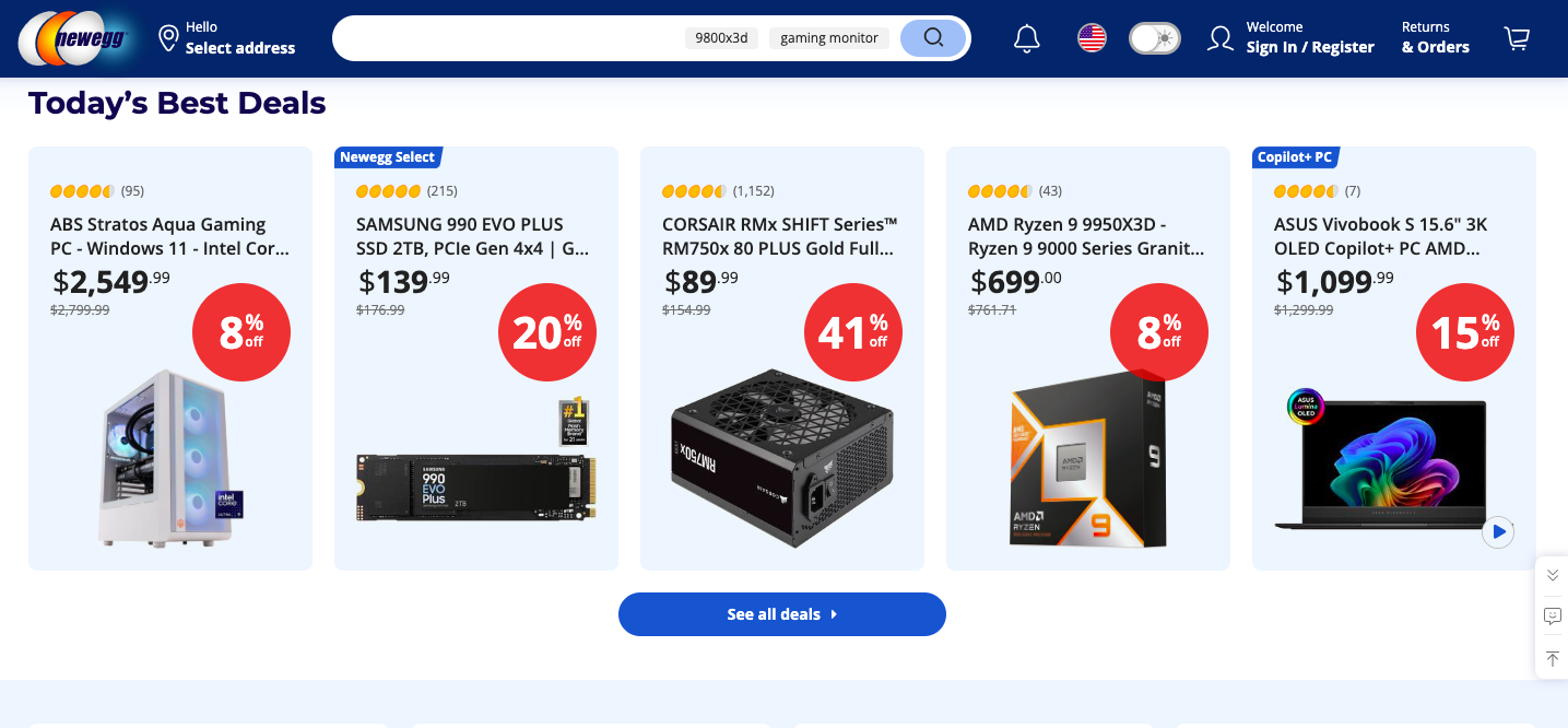 Топ-7 магазинов США с компьютерными комплектующими и аксессуарами - Экономь на покупках!